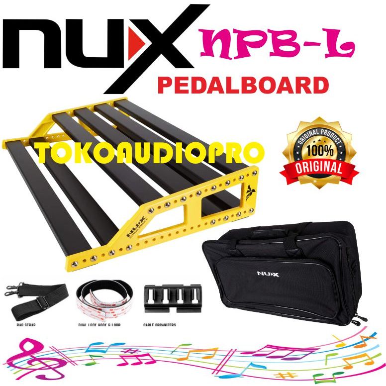 Jual NUX Bumblebee NPB-L Guitar Pedal Board with Bag Nux NPBL Bumblebee Pedalboard | Shopee ...
