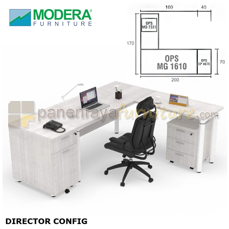 Jual Meja Direktur Modera Director Config Pure Teak 200x170x75 | Shopee ...