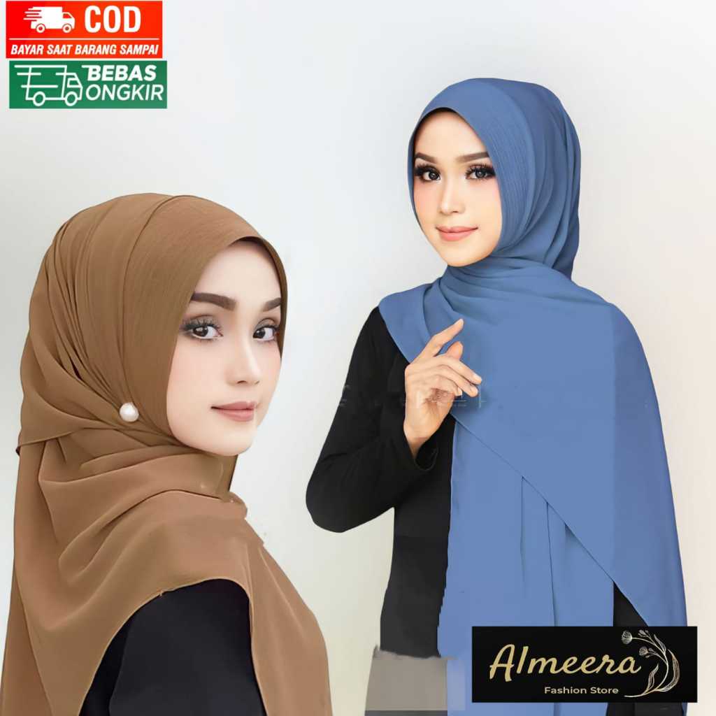 Jual Kenan JIlbab Pashmina Instan Kenan Oval Pet Diamond Pasmina Oval Pet Instan - Kerudung ...