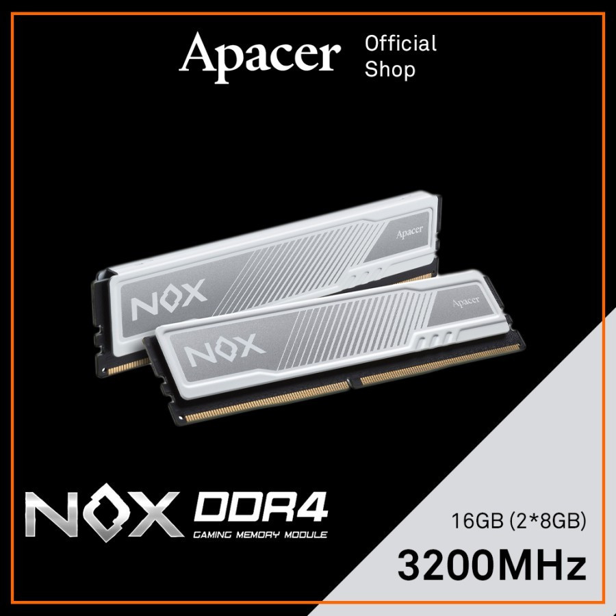 Jual Ram APACER NOX 16GB (2X8GB) DDR4 3200 MHz - Longdimm 16GB 3200Mhz ...