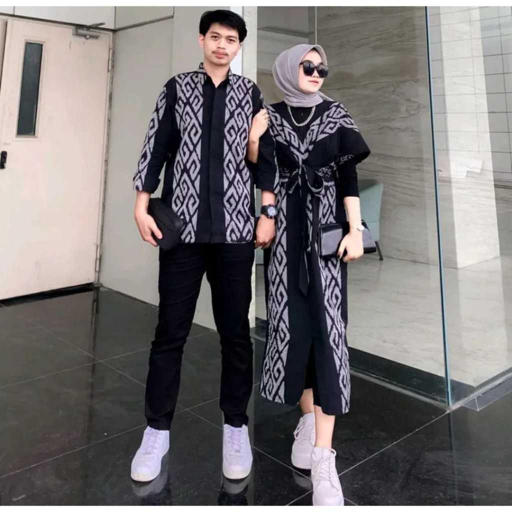 Jual ( READY STOK ) BAJU COUPLE DRESS TENUN CLARA MAXXY PASANGAN KONDANGAN LEBARAN PREWEDING ...