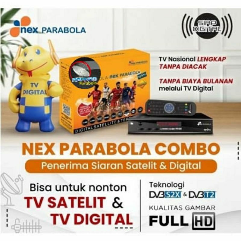 Jual SET TOP BOX (NEX PARABOLA COMBO ) | Shopee Indonesia