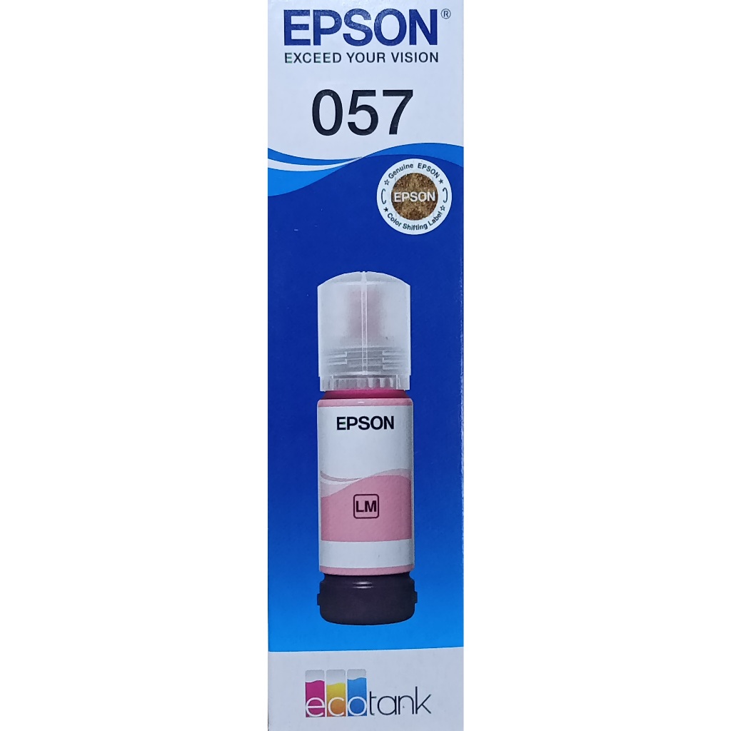 Jual Tinta Epson T057 057 ( Black / Cyan / Magenta / Yellow / LM / LC ) Original | Shopee Indonesia