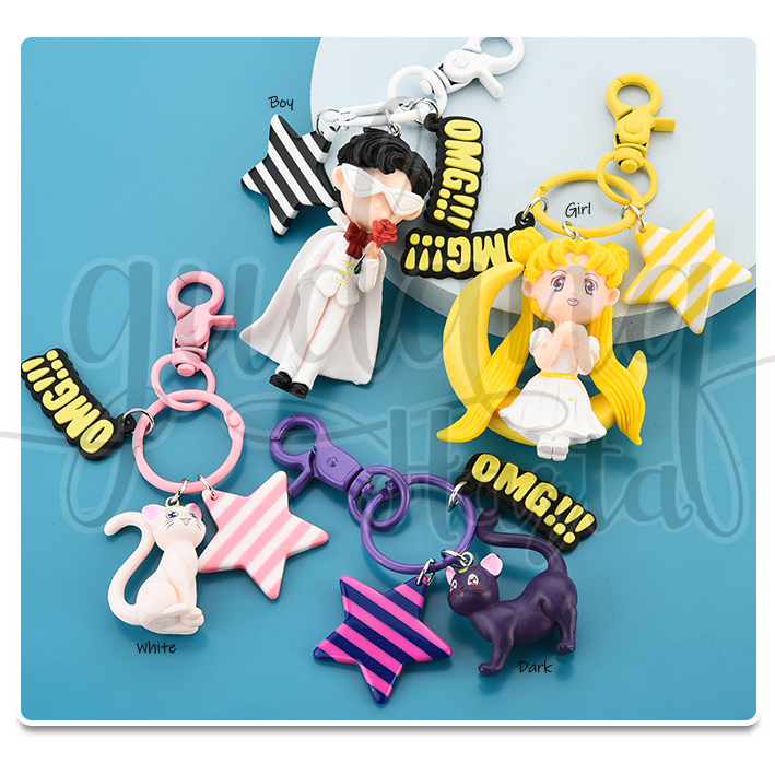 Jual Gantungan Kunci Sailormoon OMG Keychain Motif Kartun GH 302181 ...
