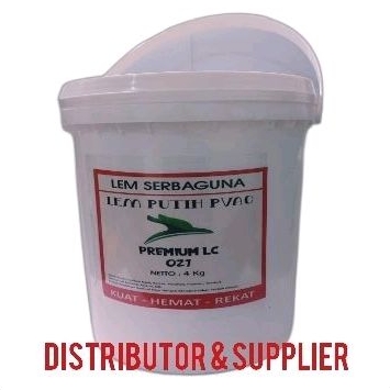 Jual Lem Kayu Premium LC 021 pvac 4 kg kental kertas plamir tembok ...