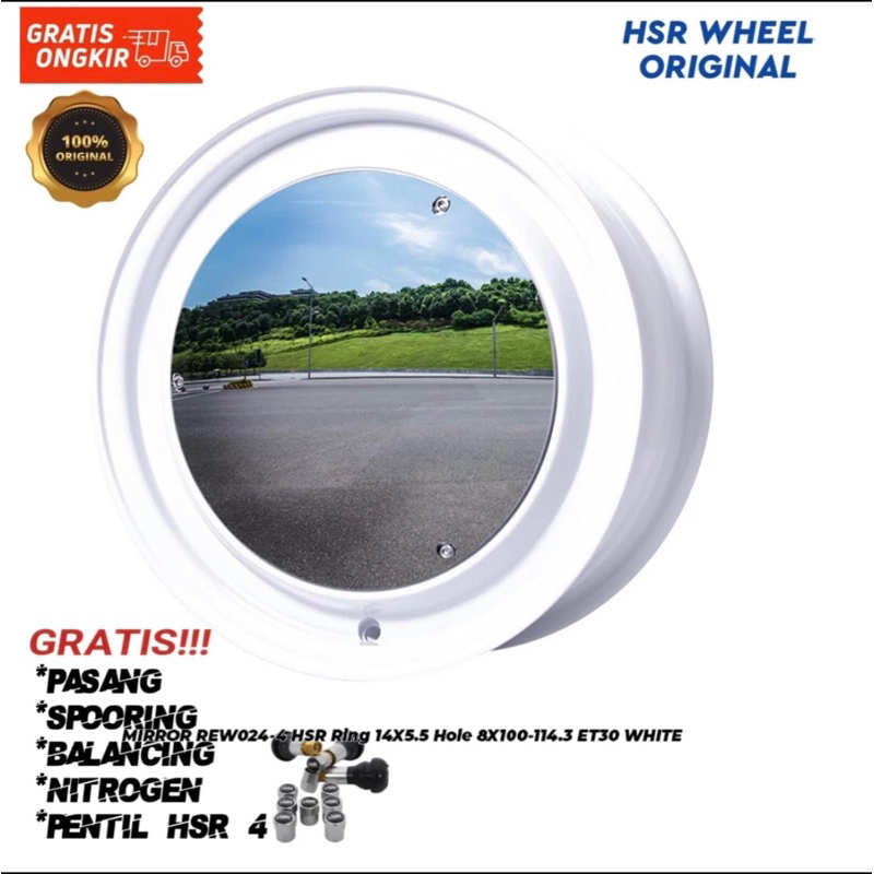 Jual VELG HSR MIRROR R14 untuk mobil Wuling Air EV | Shopee Indonesia