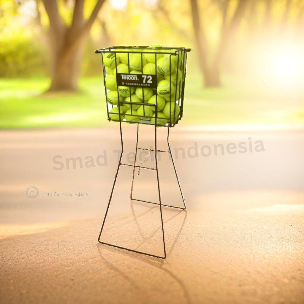 Jual Keranjang Bola Tennis Tenis Stand 60 70 Bola Dengan Roda Portable ...