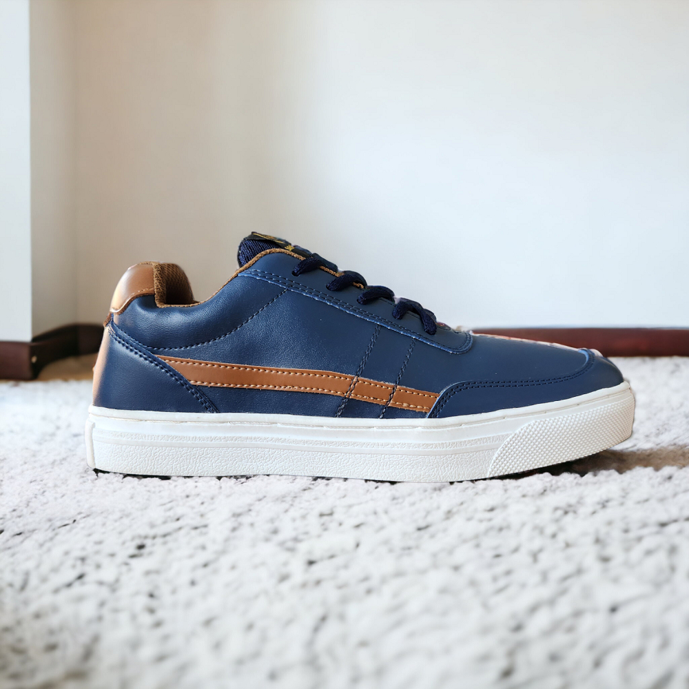 Jual Servodio 37-44 Navy Sepatu Sneakers Pria Wanita SVD02 | Shopee ...