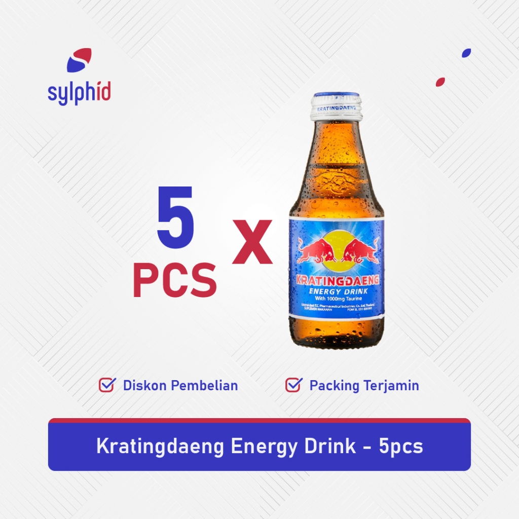 Jual Kratingdaeng Energy Drink 150 ml / Minuman Energi Kemasan Botol (5 ...