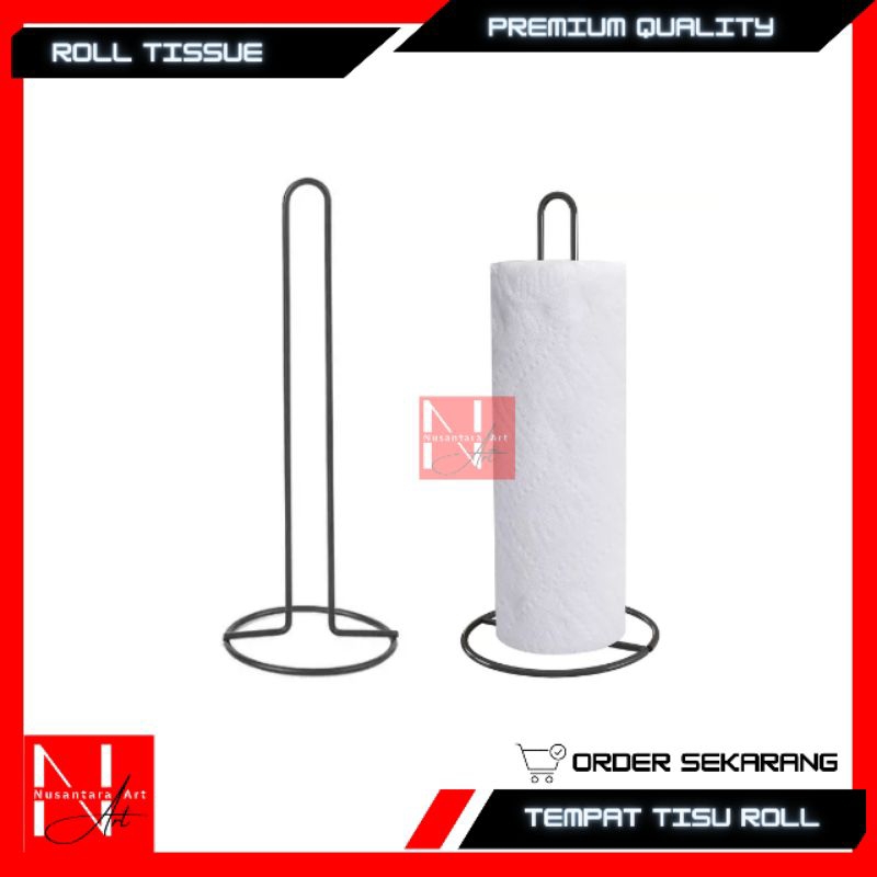 Jual Tempat Tisu Dapur Paper Towel Roll Holder Ukuran Besar Tisu Gulung ...