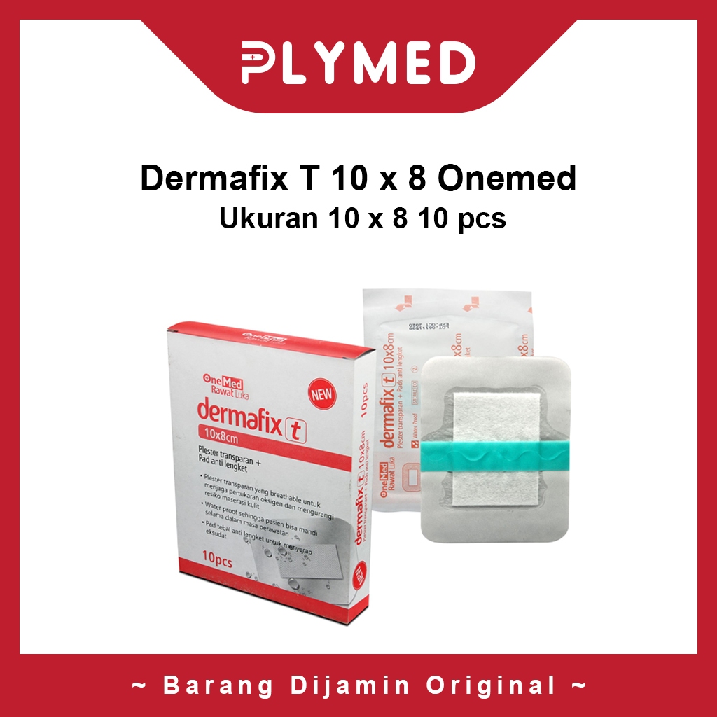 Jual ONEMED | Dermafix T Plester 10 x 8 cm | Plester Transparan ...
