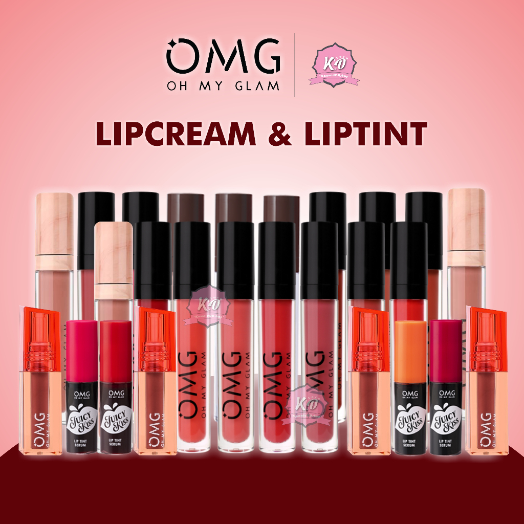 Jual OMG OH MY GLAM MATTE KISS LIP CREAM / LIPCREAM Socialite Edition ...