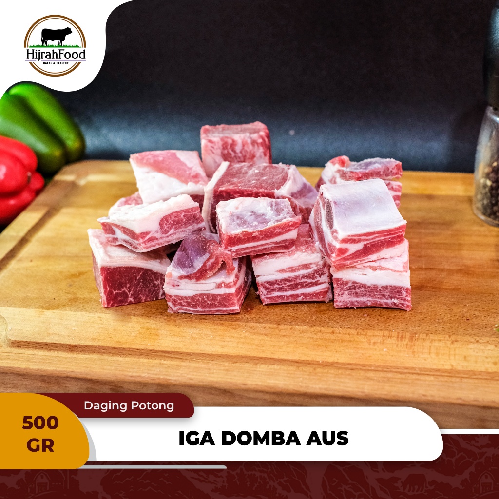 Jual Hijrahfood Daging Iga Domba Potong Mutton Ribs AUS 500gr | Shopee ...