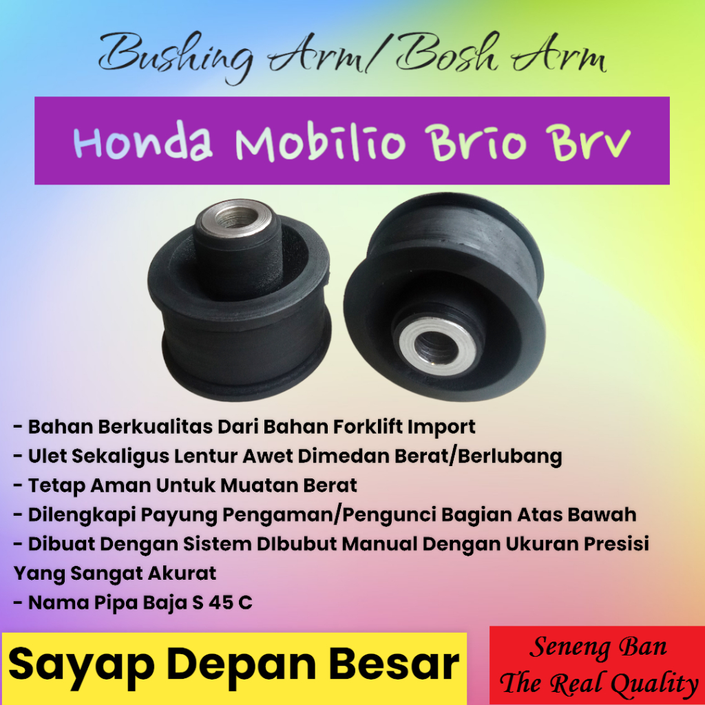 Jual Karet Bushing Arm/Bosh Sayap Depan Besar Mobilio Brio Brv Harga ...