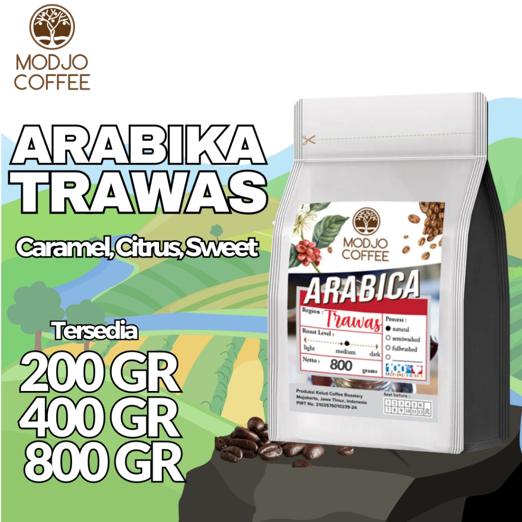Jual Kopi Arabika Trawas Arabica Coffee Espresso Dan Manual Brew Roast ...