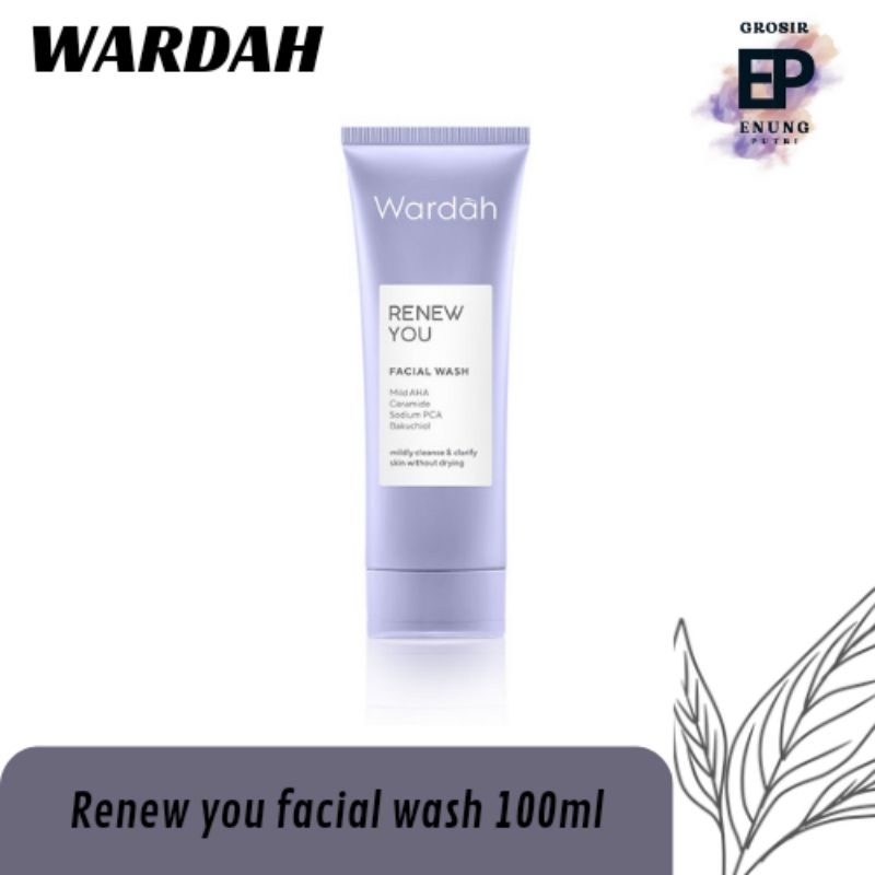 Jual WARDAH RENEW YOU FACIAL WASH 100 ML || CUCI MUKA WARDAH UNGU ...