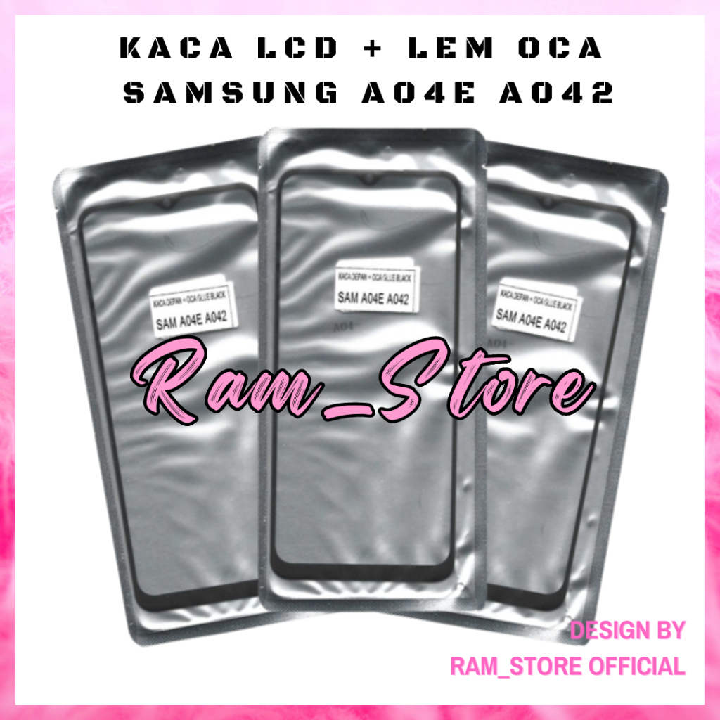 Jual Glass Kaca Lcd SAMSUNG GALAXY A04E A042 Touchscreen Depan Plus Lem Oca Kering | Shopee ...
