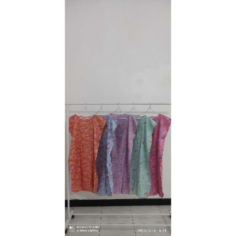 Jual daster midi standard (all size) bahan adem, motif bunga kecil ...