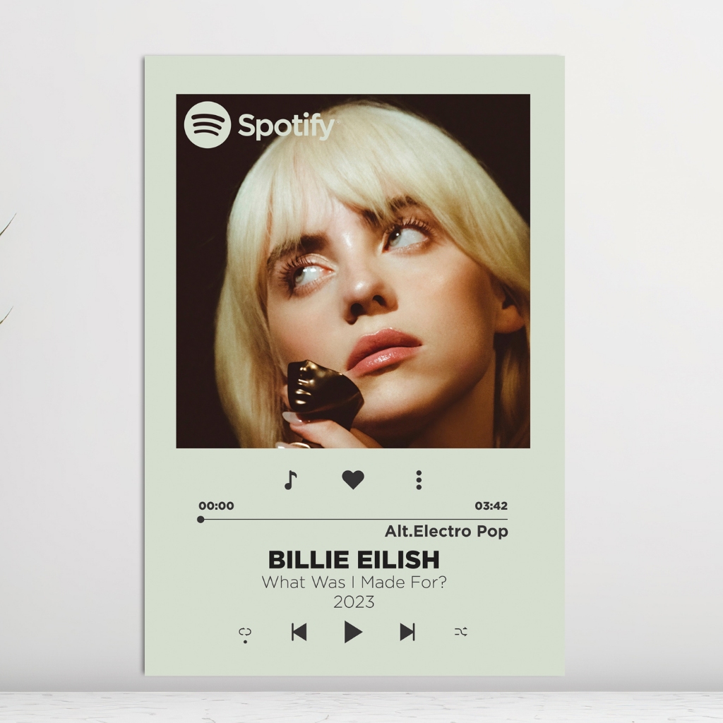 Jual Poster Music Media Player Spotify Custom | Shopee Indonesia