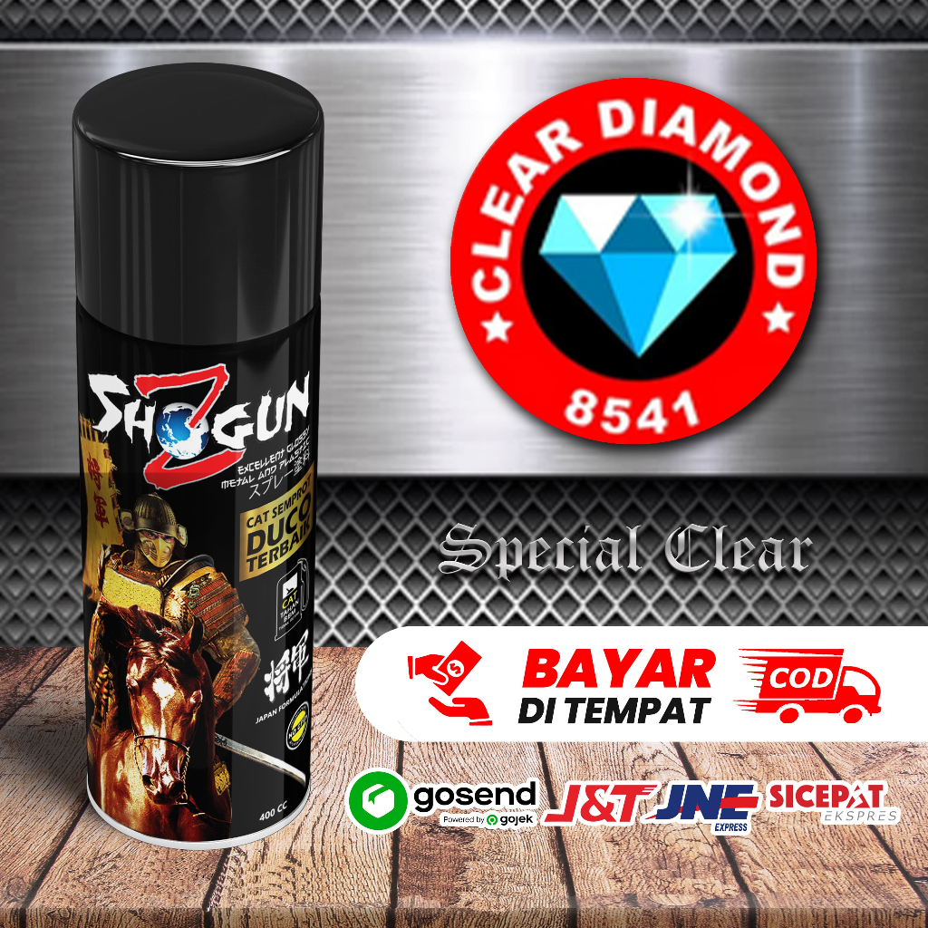 Jual Cat Semprot Pilok Pilox Pylok SHOGUN Z 400 CC Clear Diamond 8541 ...
