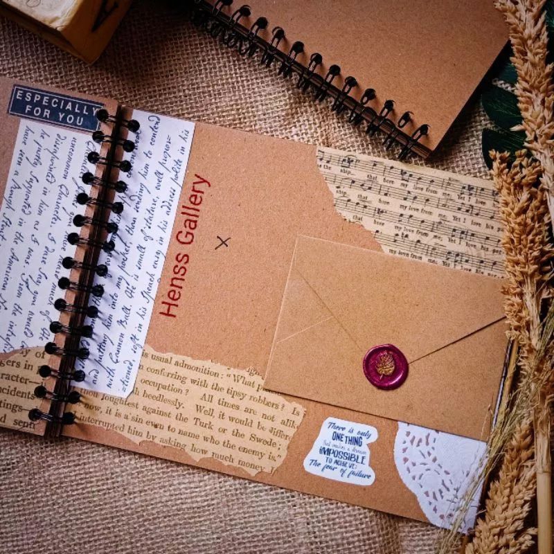 Jual PAKET KOMPLIT SCRAPBOOK AESTHETIC ALBUM DIY DAN JOURNAL KIT ...