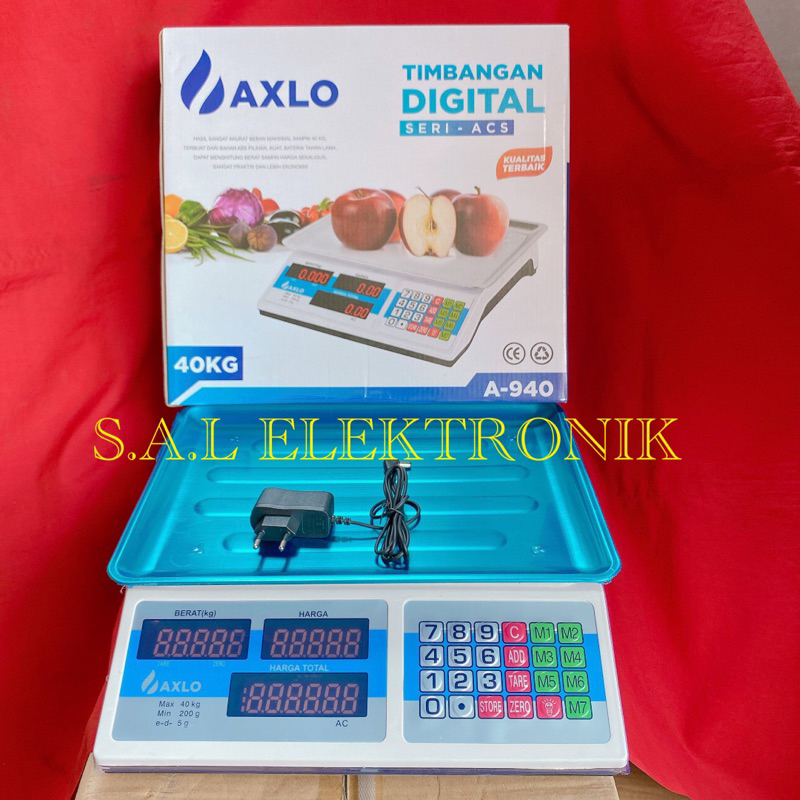 Jual Timbangan Digital Timbangan Buah AXLO A 940 A 904 A903 | Shopee ...