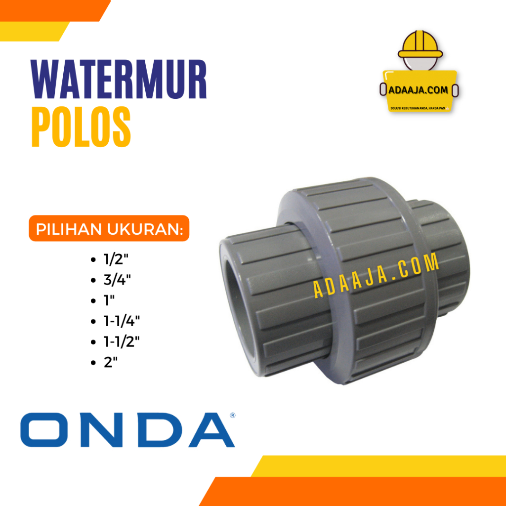 Jual Watermur Water Moor Polos Onda 1-1/2" | Shopee Indonesia