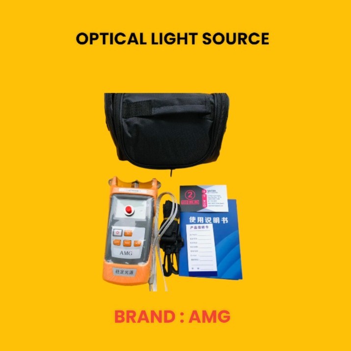 Jual OLS optical light source AMG ols fiber optic fo - Orange | Shopee ...