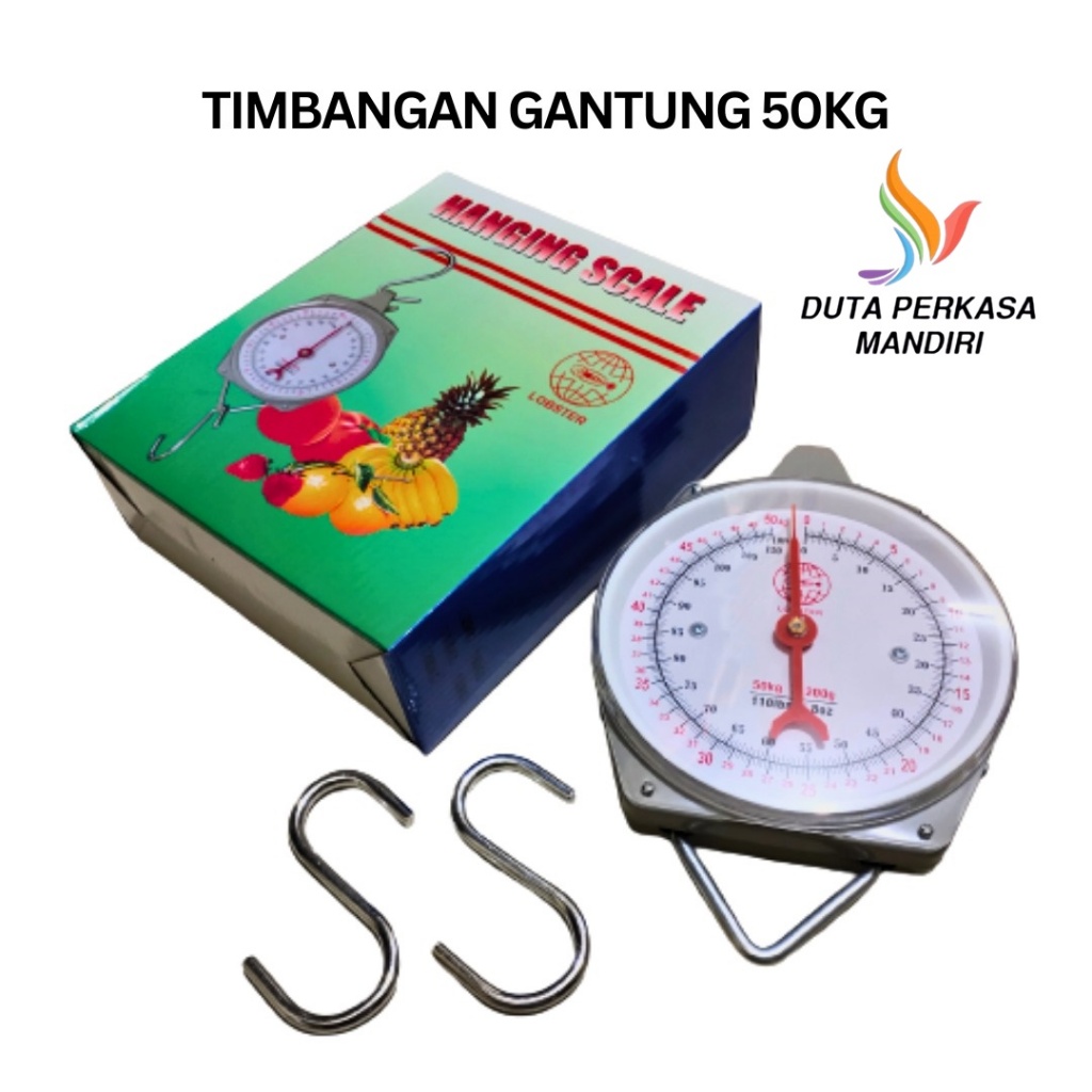 Jual DPM - HIOSI TIMBANGAN GANTUNG 50KG 50 KG HANGING SCALE - ALAT UKUR BERAT | Shopee Indonesia