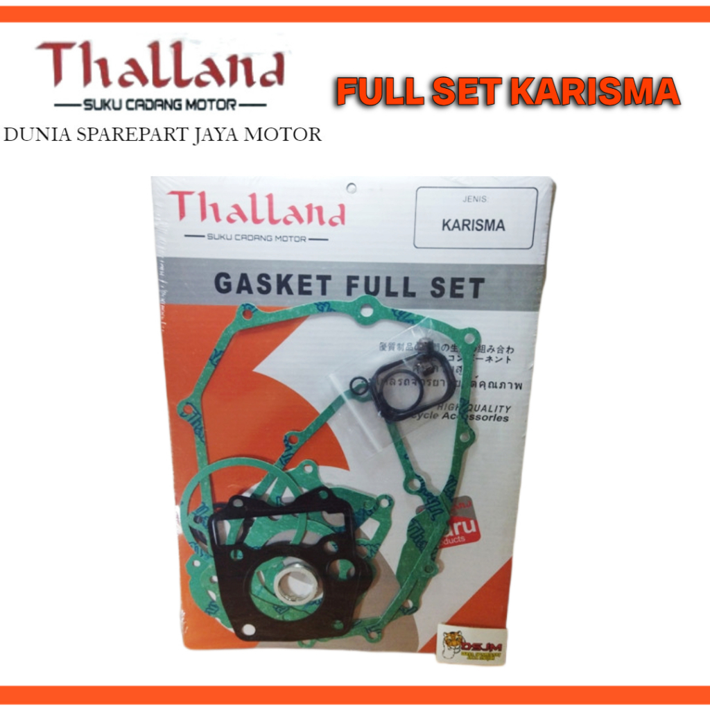 Jual GASKET PACKING PAKING FULL SET KARISMA / SUPRA X 125 FULLSET KARISMA PLUS SEAL KLEP ...