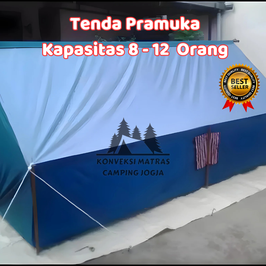 Jual Tenda Regu Pramuka 3x4 Kapasitas 8-12 Orang | Shopee Indonesia