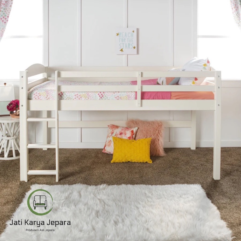 Jual Low Loft Twin Bunk Bed | Shopee Indonesia