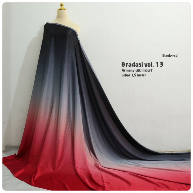 Jual TERBARU | warna baru bahan silk gradasi | armany gradasi | kain ...
