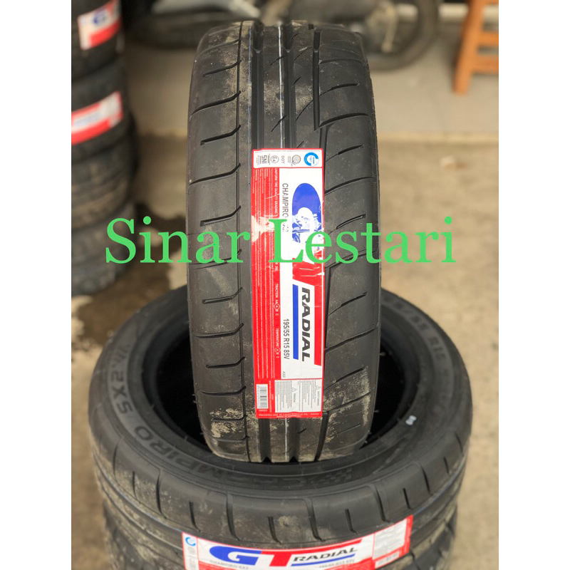 Jual Ban GT Radial Champiro SX2 195 55 R15 Semi Slik Ban Mobil Jazz, Yaris, Vios, City, Avega ...