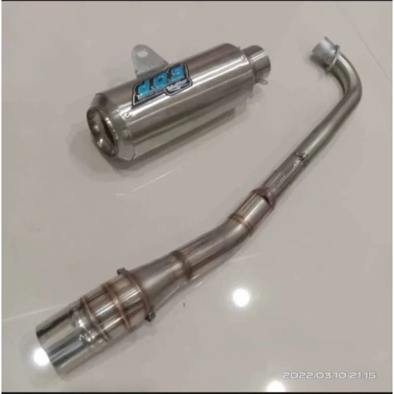 Jual Knalpot Dos Model Gp1 Buat Motor Grand Smash Supra Kaze dll ...