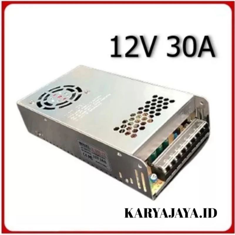 Jual Power supply adaptor switching 12V 3A, 5A, 10A, 15A, 20A, 30A murni / adaptor led strip 12 ...