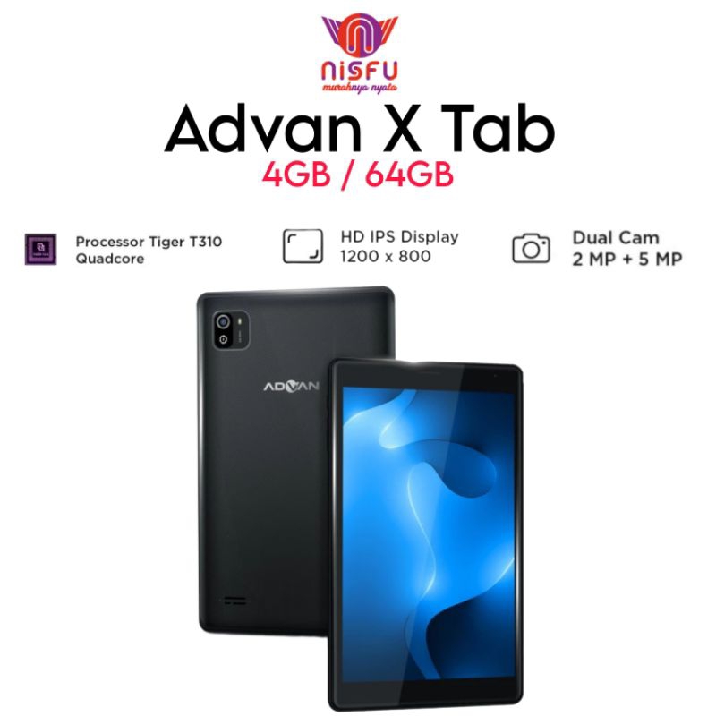Jual Tablet Advan XTab - 4GB / 64GB - Garansi Resmi | Shopee Indonesia
