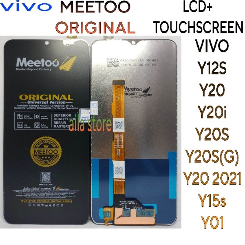 Jual Lcd vivo y12s, y20,y15s,y20s metoo/ og super original100% | Shopee Indonesia