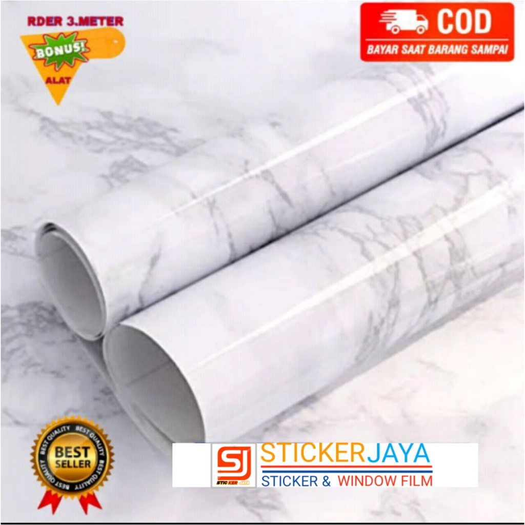 Jual Wallpaper Stiker Lemari Sticker Meja Kayu Kitchen Set Dinding ...