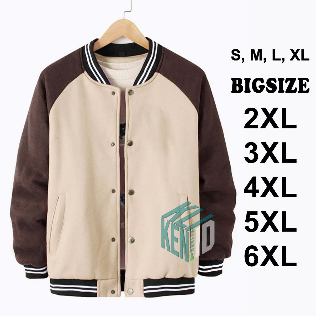 Jual Jaket Baseball Varsity bomber Kancing CUSTOM SABLON Pria Wanita ...