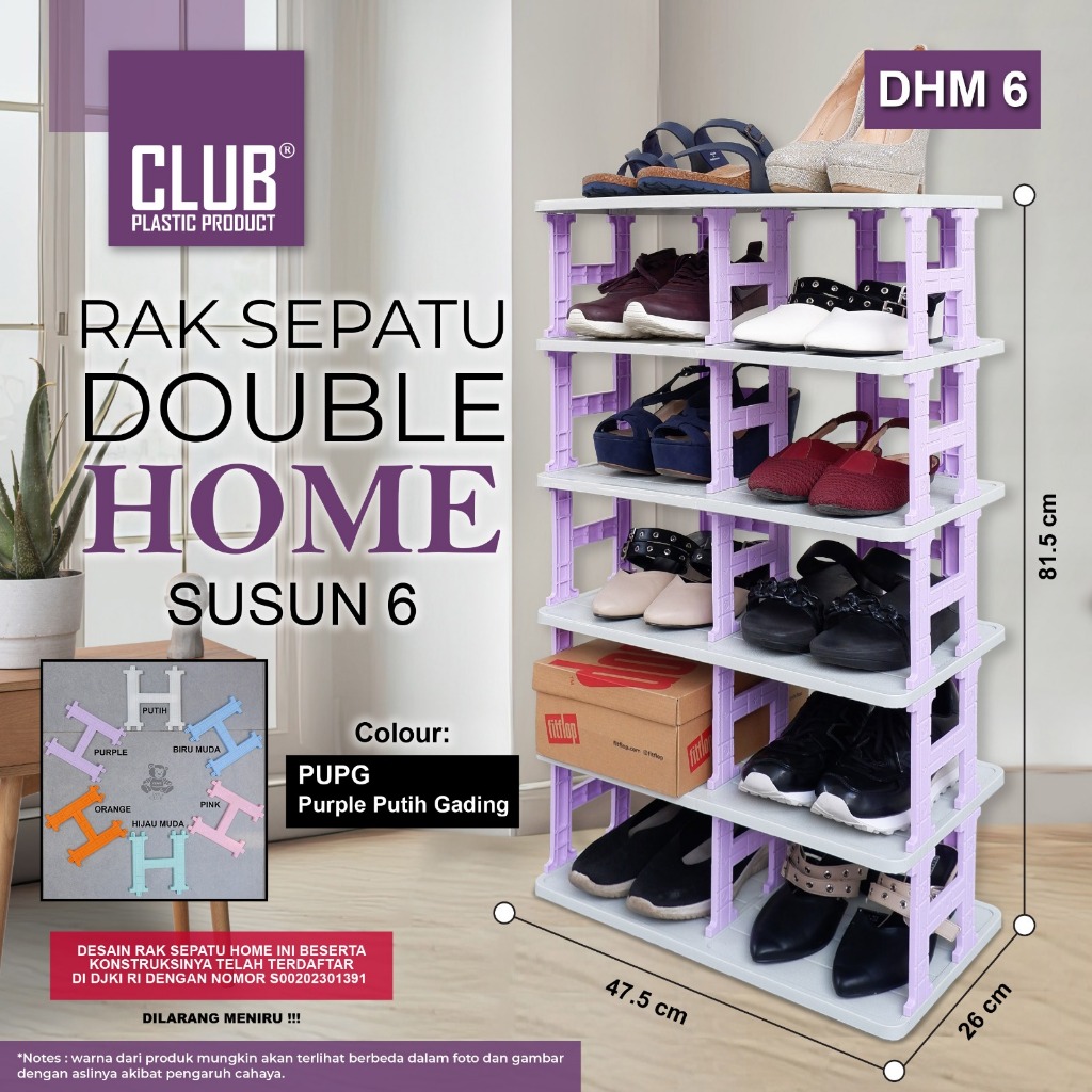 Jual Rak Sepatu Club Double Home | Shopee Indonesia