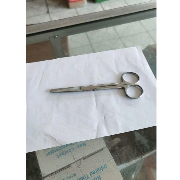 Jual gunting tajam tumpul lurus 14cm | Shopee Indonesia