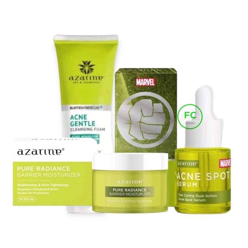 Jual Azarine Acne Care 3IN1 Paket | Shopee Indonesia