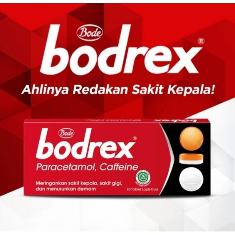 Jual Bodrex Tablet 1 box (2 strip/ 20 Tablet) | Shopee Indonesia