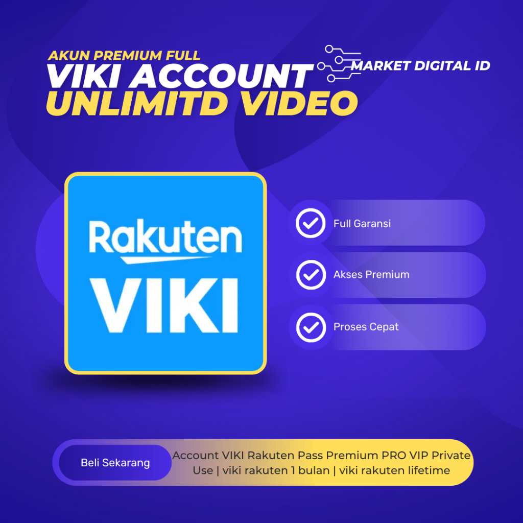 Jual Account VIKI Rakuten Pass Premium PRO VIP Private Use | Shopee ...