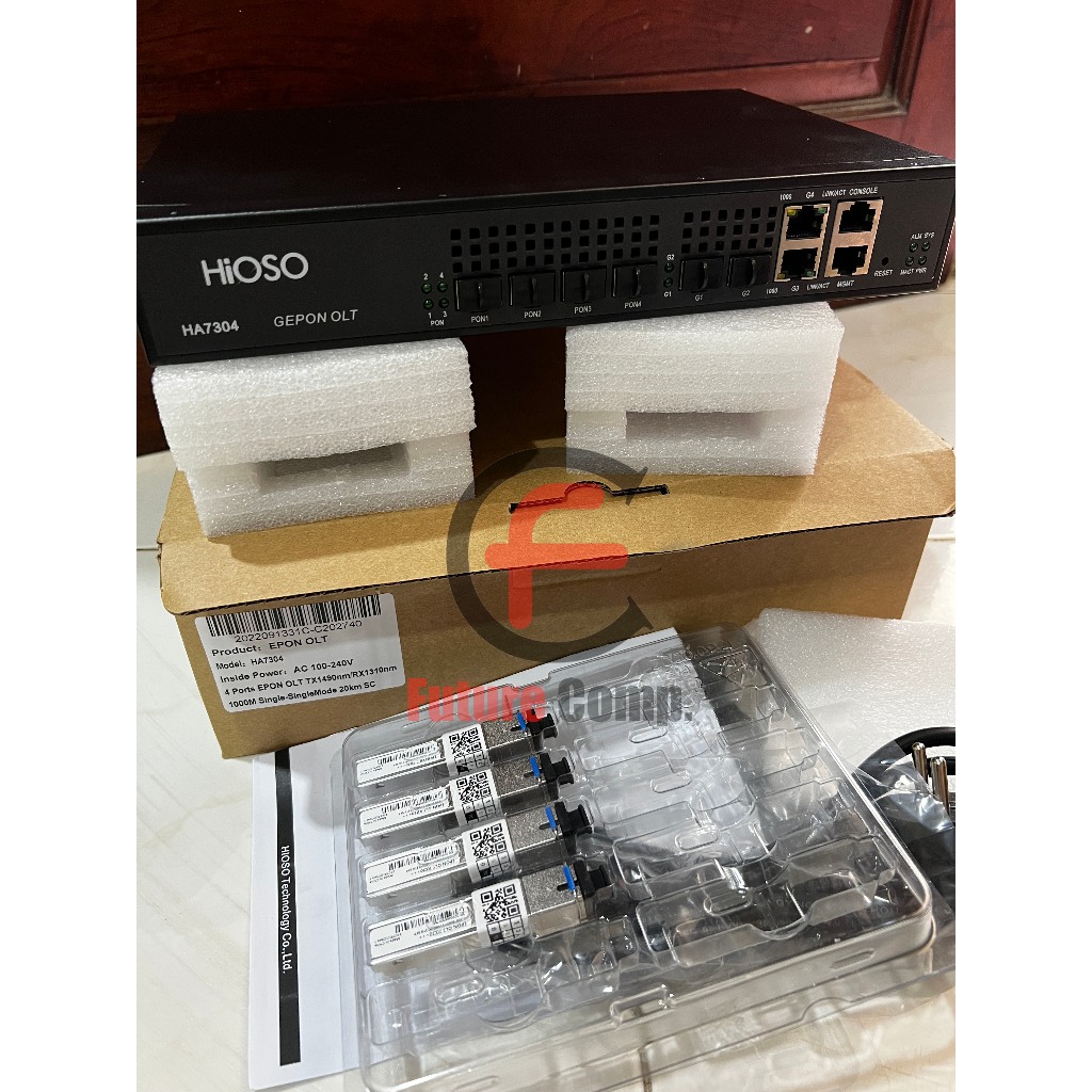 Jual HIOSO HA7304 4PON EPON OLT 4 Port SFP | Shopee Indonesia