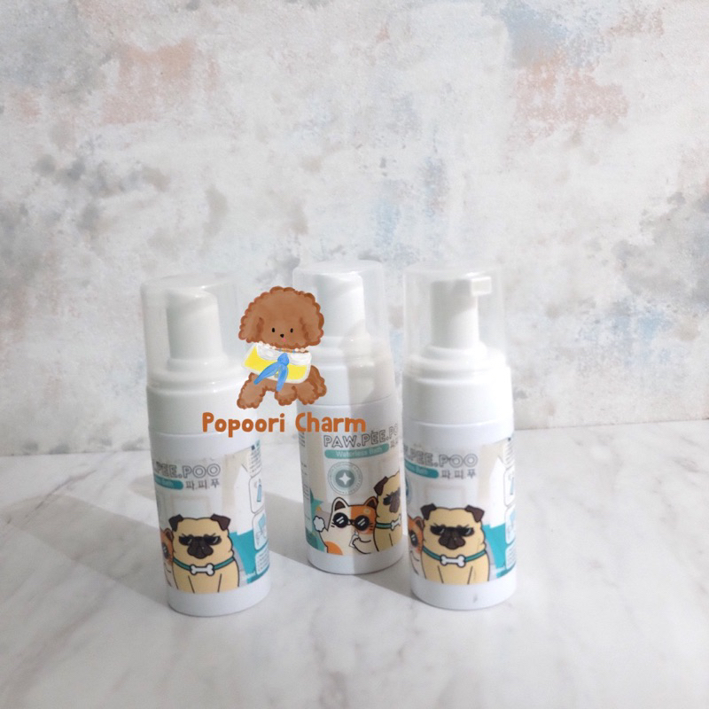 Jual Popoori PAW PEE POO Waterless Bath/Dry Shampoo Mandi tanpa bilas ...