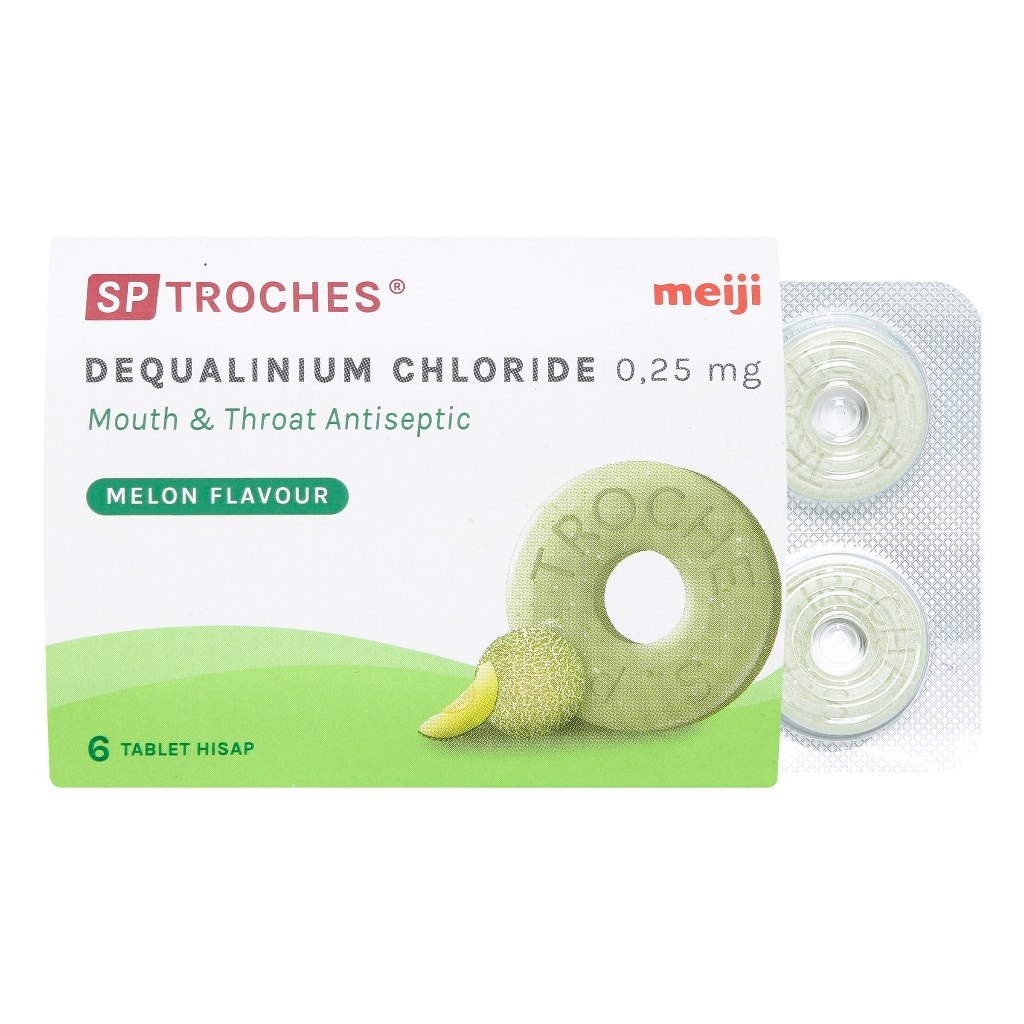 Jual SP TROCHES MOUTH & THROAT ANTISEPTIC MELON FLAVOUR | Shopee Indonesia
