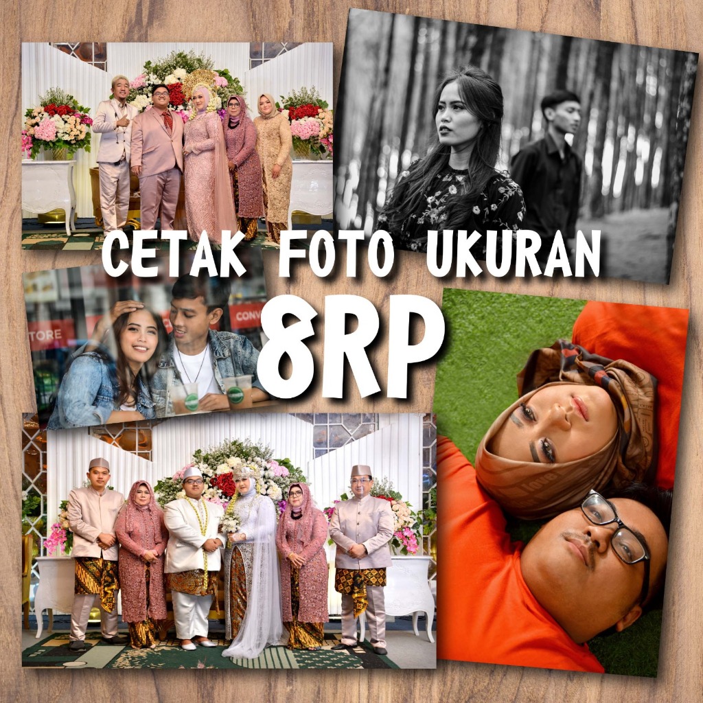 Jual CETAK FOTO UKURAN 8RP, BISA SATUAN, PROSES 5 MENIT LANGSUNG KIRIM ...