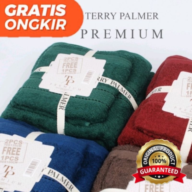 Jual Handuk Terry Palmer 3 Pcs ORIGINAL | Shopee Indonesia